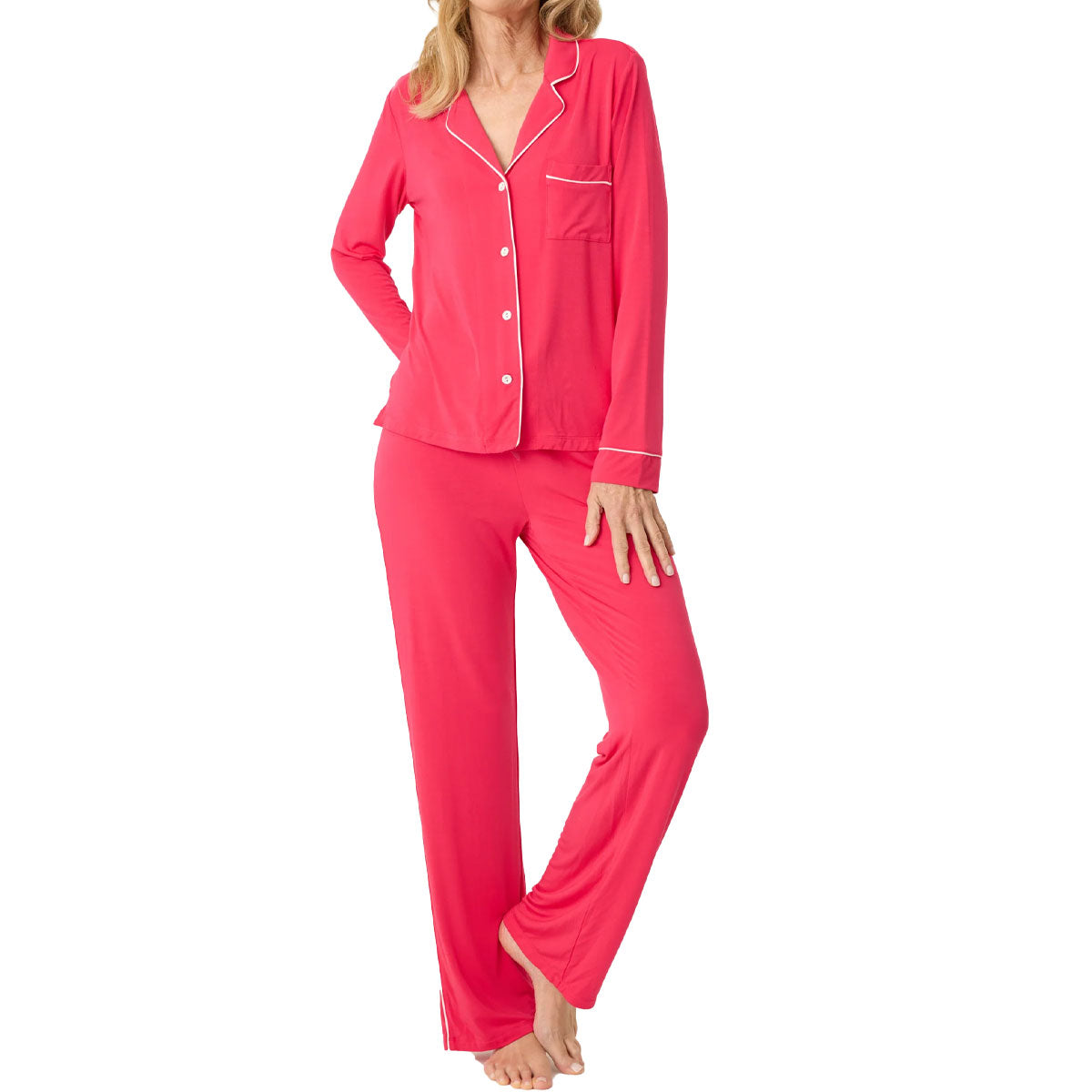 RRDDPJ1PJ P.J. Salvage Day Dreams Pajama Set | Ruby Red – Muse Intimates